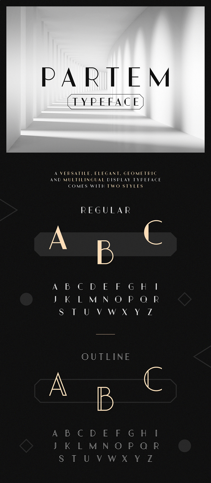 Partem Free Typeface - Freebie Supply