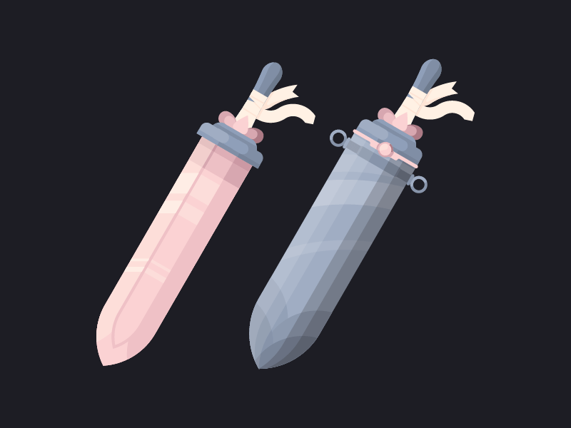 Pink Sword Illustration - Freebie Supply
