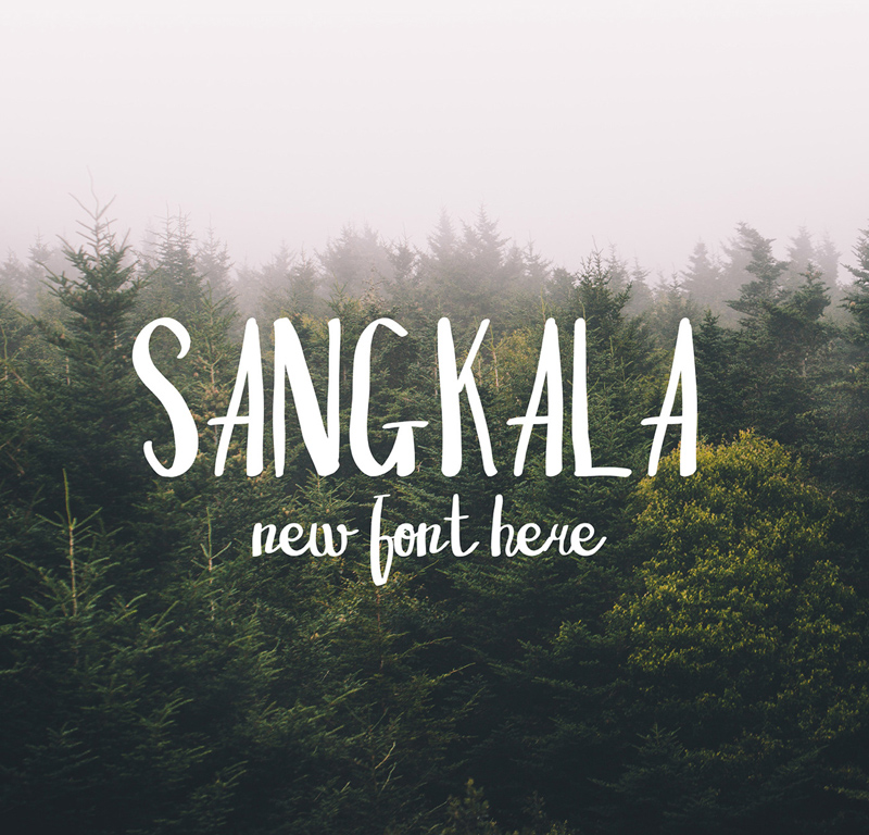 Sangkala Font | Wedding Typeface - Freebie Supply