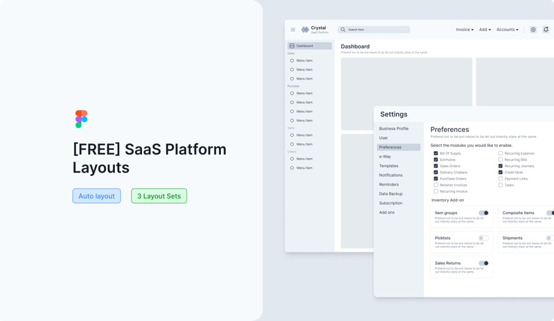 SaaS Wireframe Kit - Freebie Supply