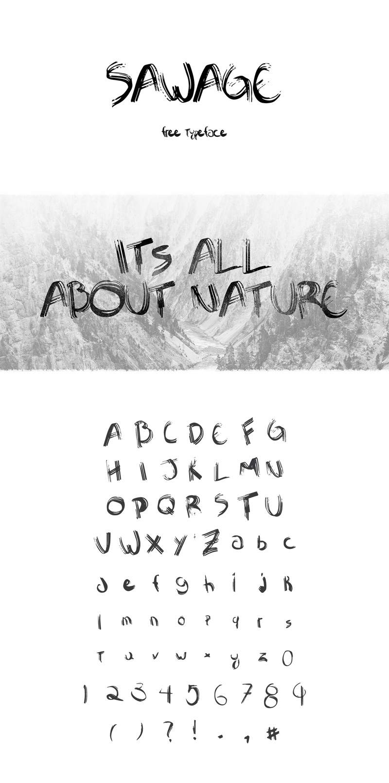 Sawage Free Font - Freebie Supply