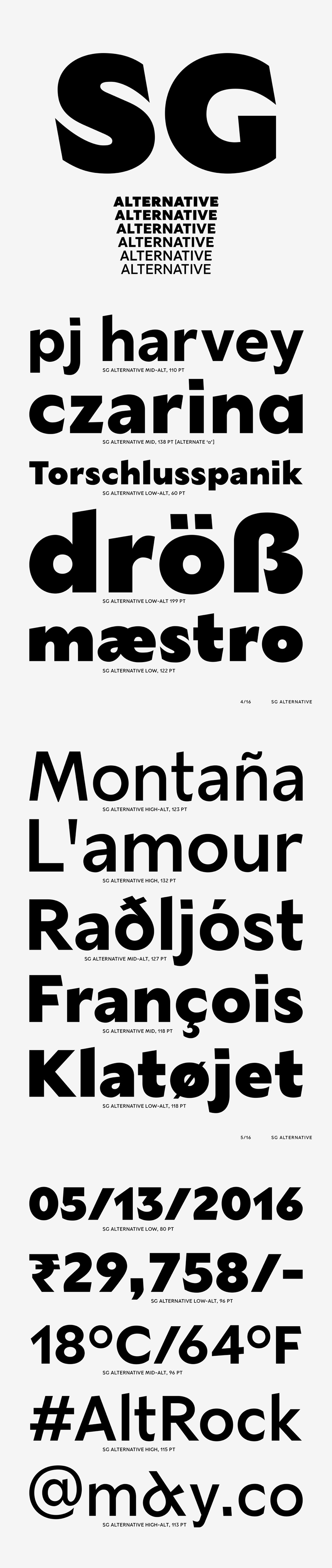 SG Alternative Font - Free Demo Typeface - Freebie Supply