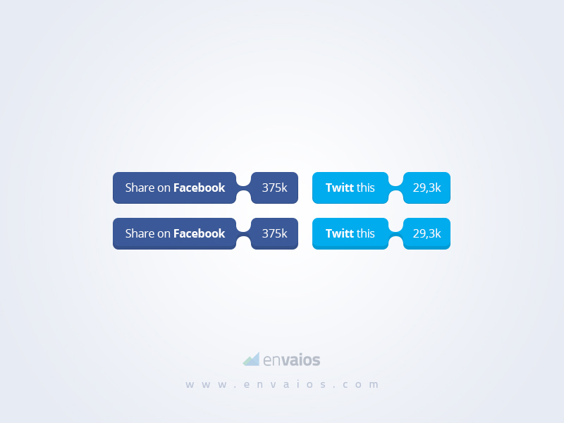 Social Media Buttons - PSD Freebie - Freebie Supply Social Media Buttons - PSD Freebie - Freebie Supply
