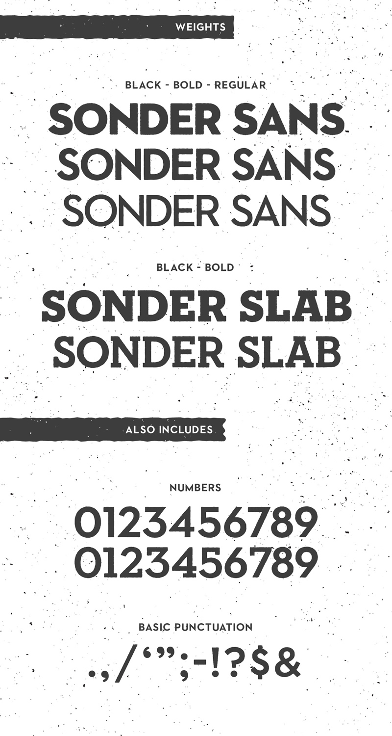 Sonder - Free Type Family - Freebie Supply
