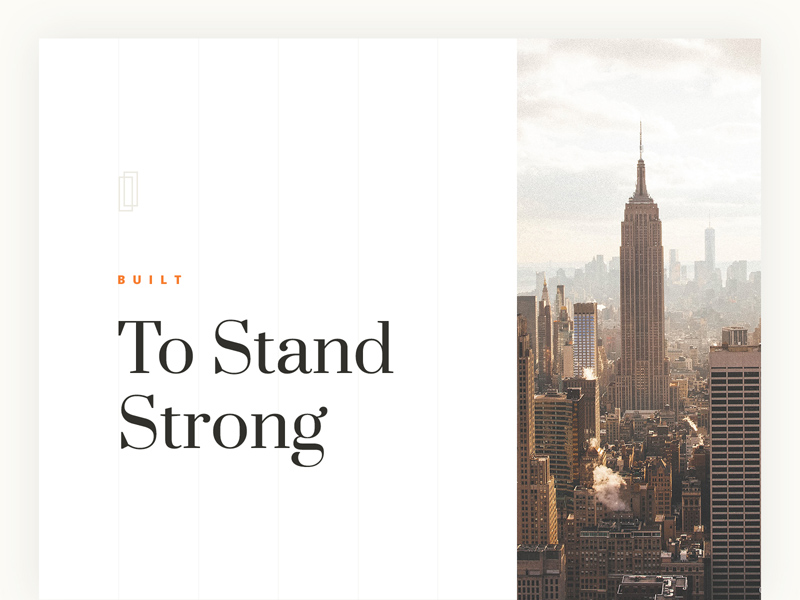 Stand Strong Template : Free PSD - Freebie Supply