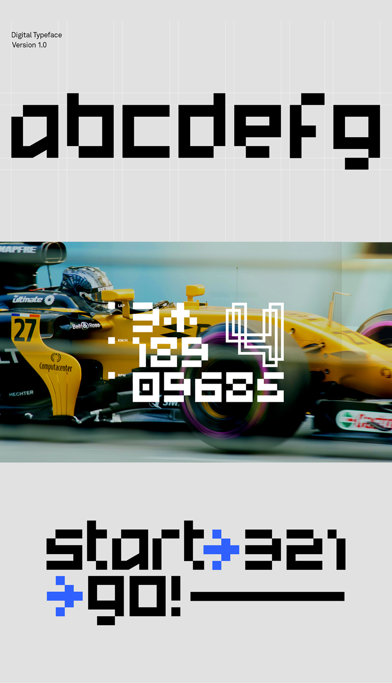 Stopwatch Font - Sports Typeface - Freebie Supply