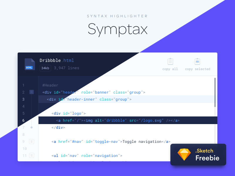 Symptax - Syntax Highlighter for Sketch - Freebie Supply