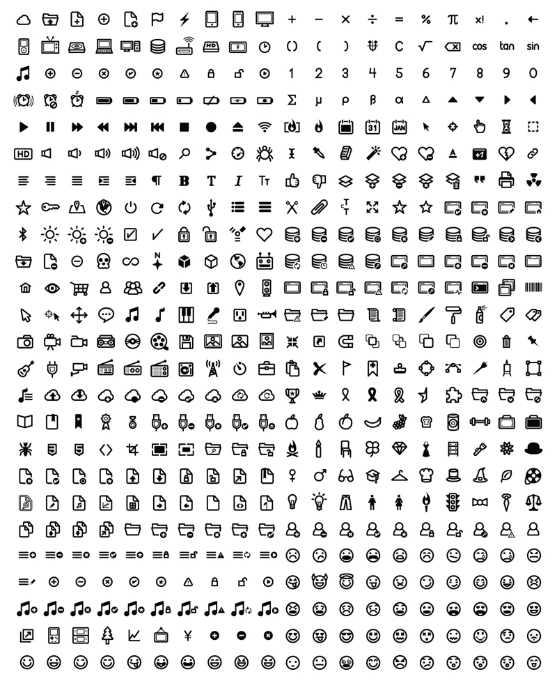 UI Vector Icon Set #2 - Freebie Supply