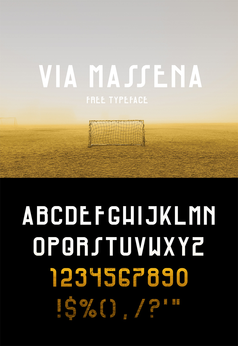 Via Massena - Free Font - Freebie Supply