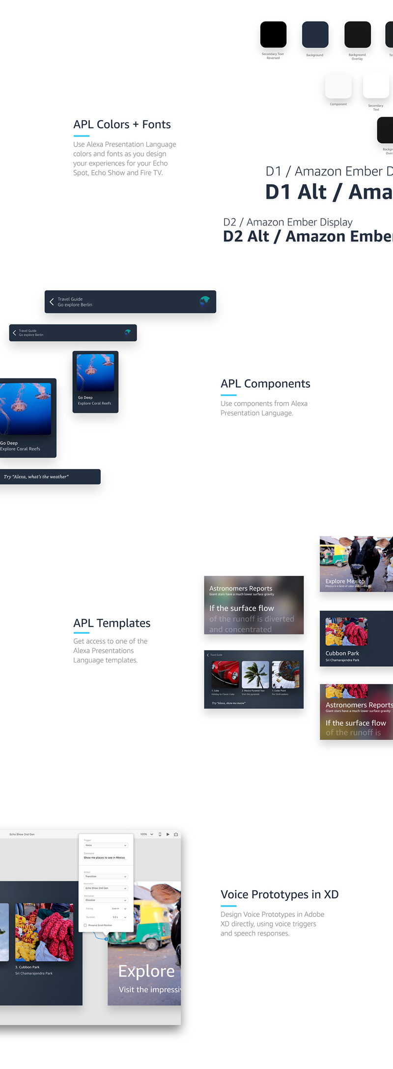 Amazon Alexa UI Kit For Adobe Xd - Freebie Supply