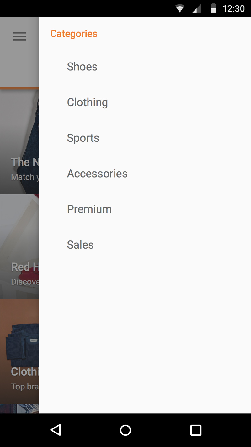 Zalando Material Design UI made in Sketch - Freebie Supply