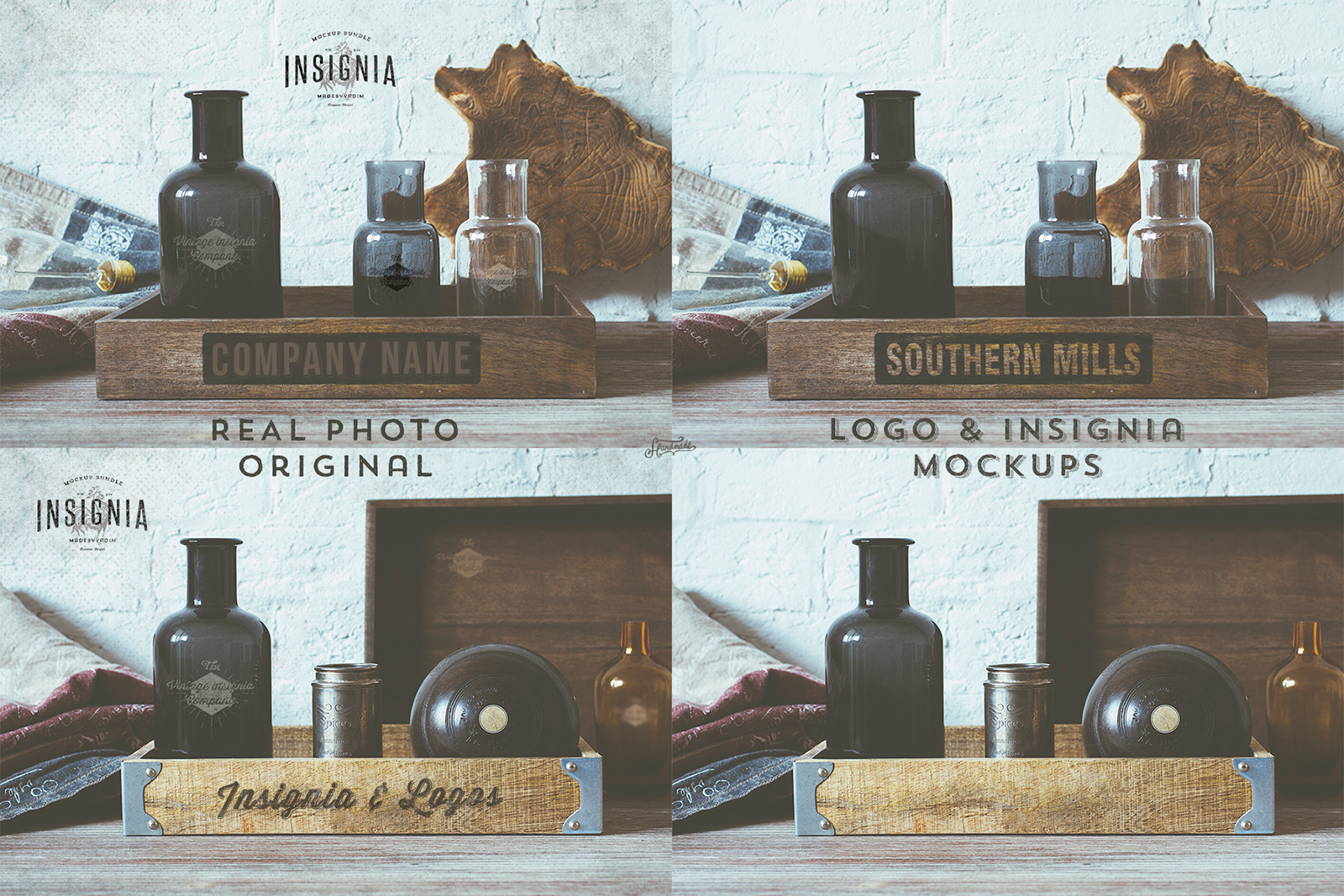 2 Free Logo Overlay Mock-Ups - Freebie Supply