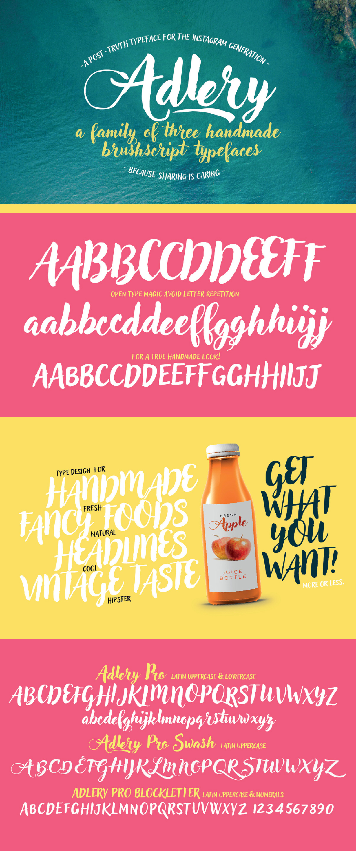 Adlery Handmade Font Family - Freebie Supply
