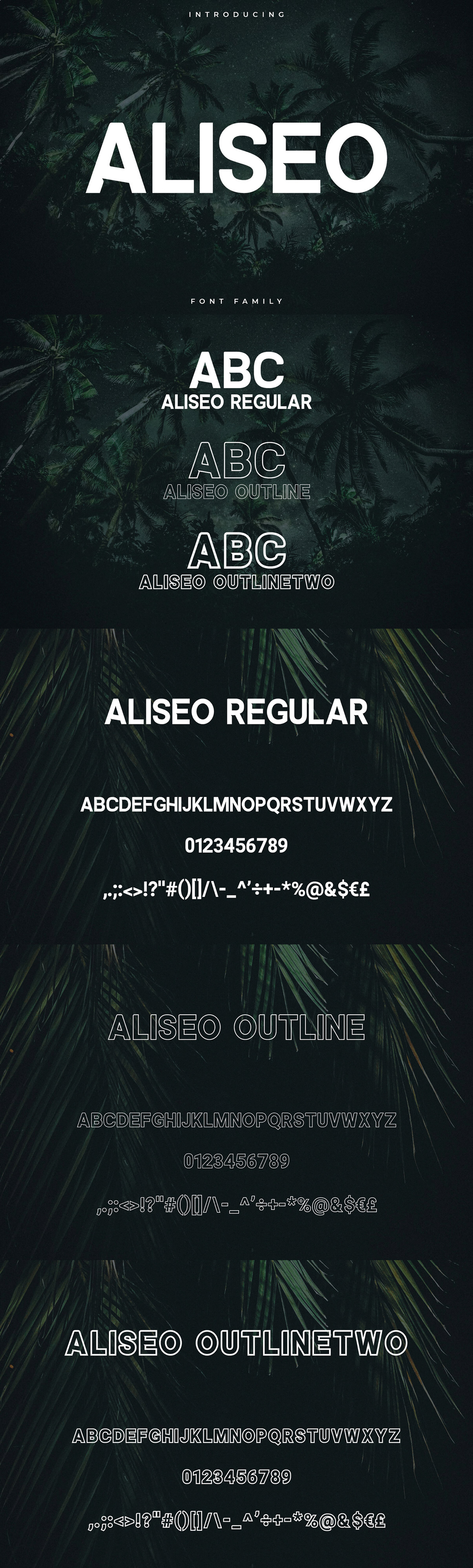 Aliseo Font Family - Freebie Supply