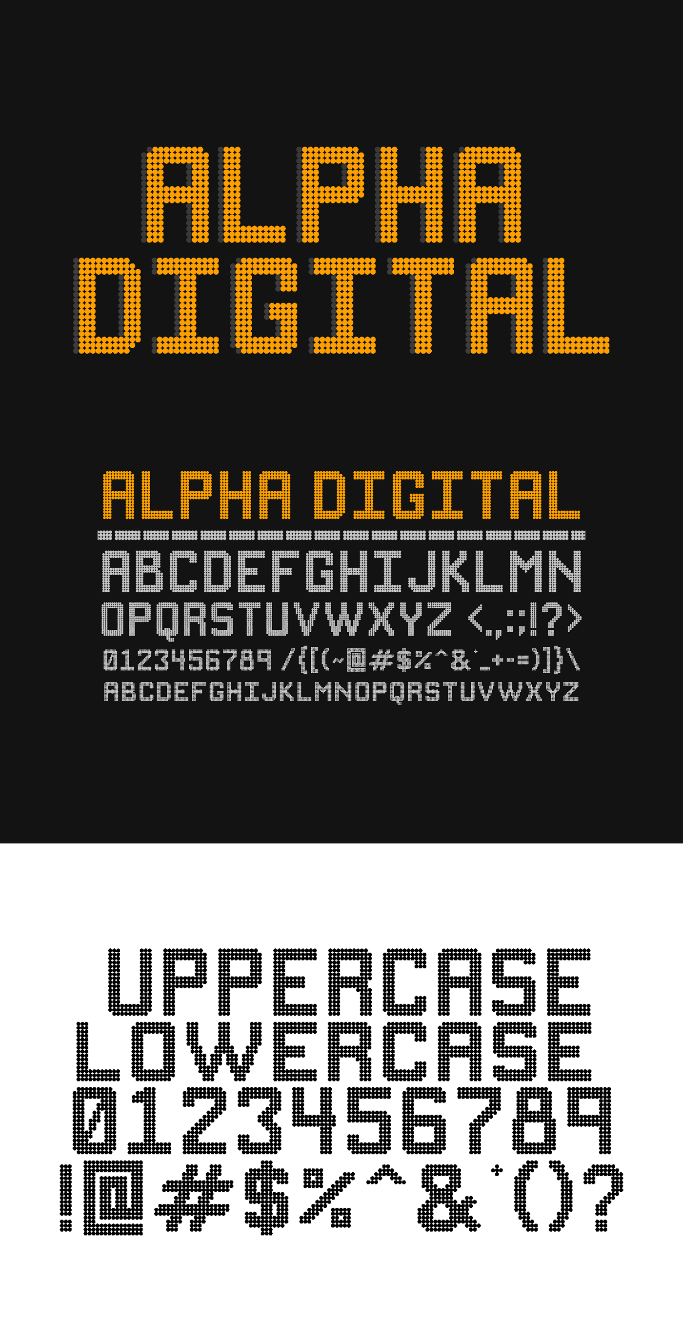 Alpha Digital - Free Typeface - Freebie Supply