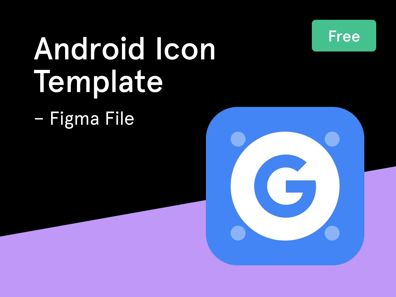 Android Icon Template for Figma - Freebie Supply