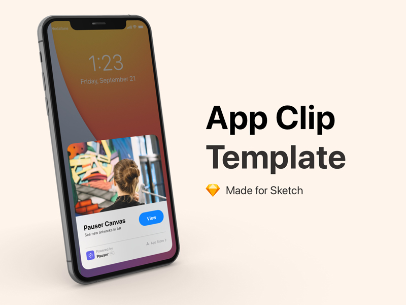 App Clip Template - Freebie Supply