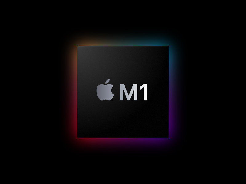 Apple M1 Logo Illustration made in Sketch - Freebie Supply