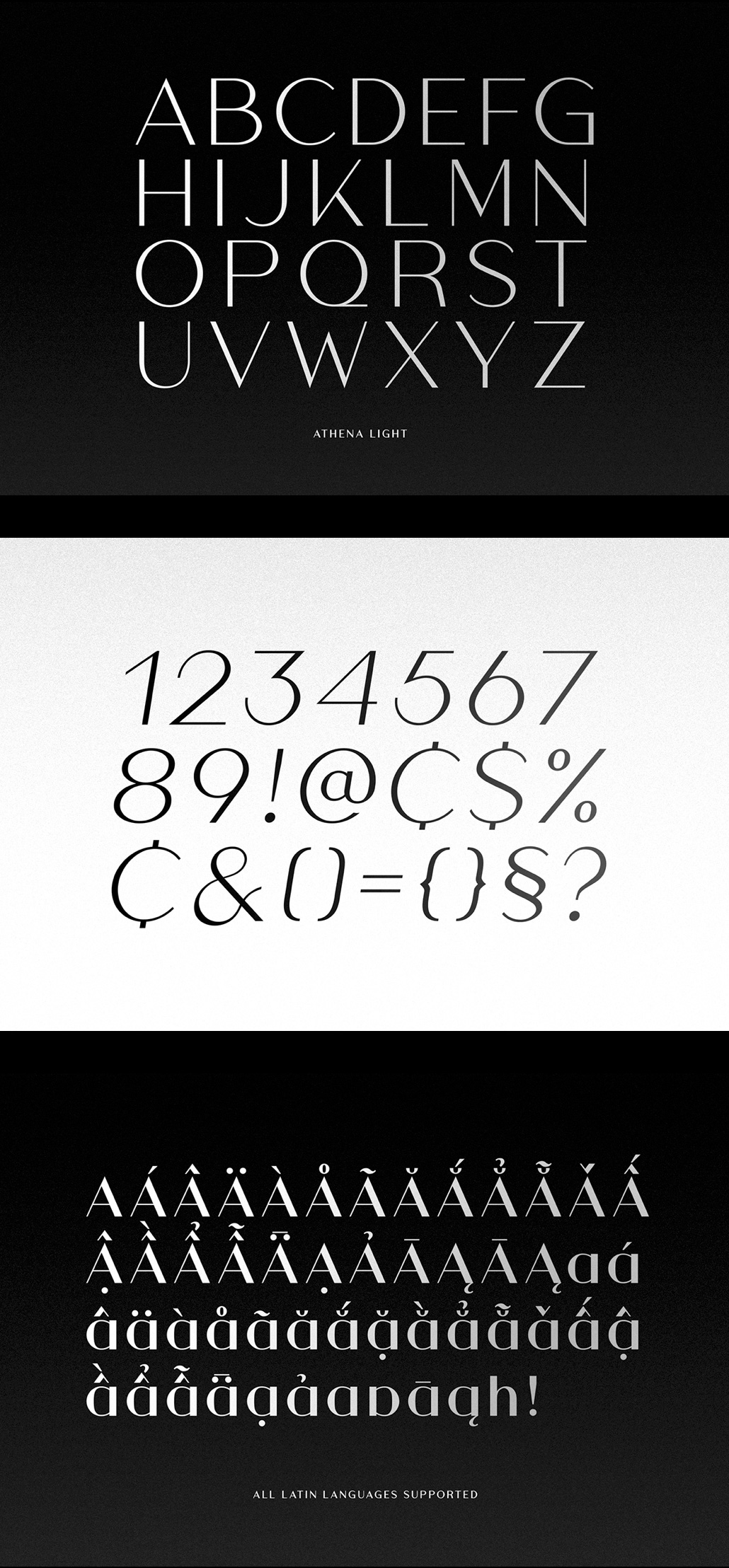 Athena Font Family - Magazine Typeface - Freebie Supply