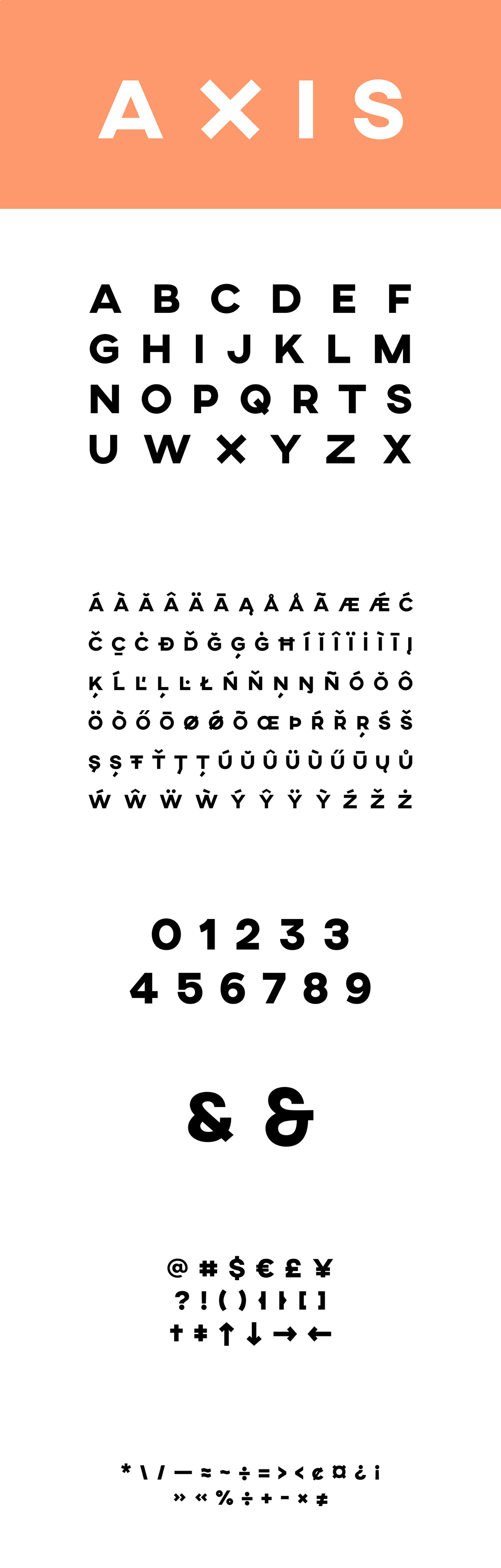 Axis Font Typeface - Freebie Supply