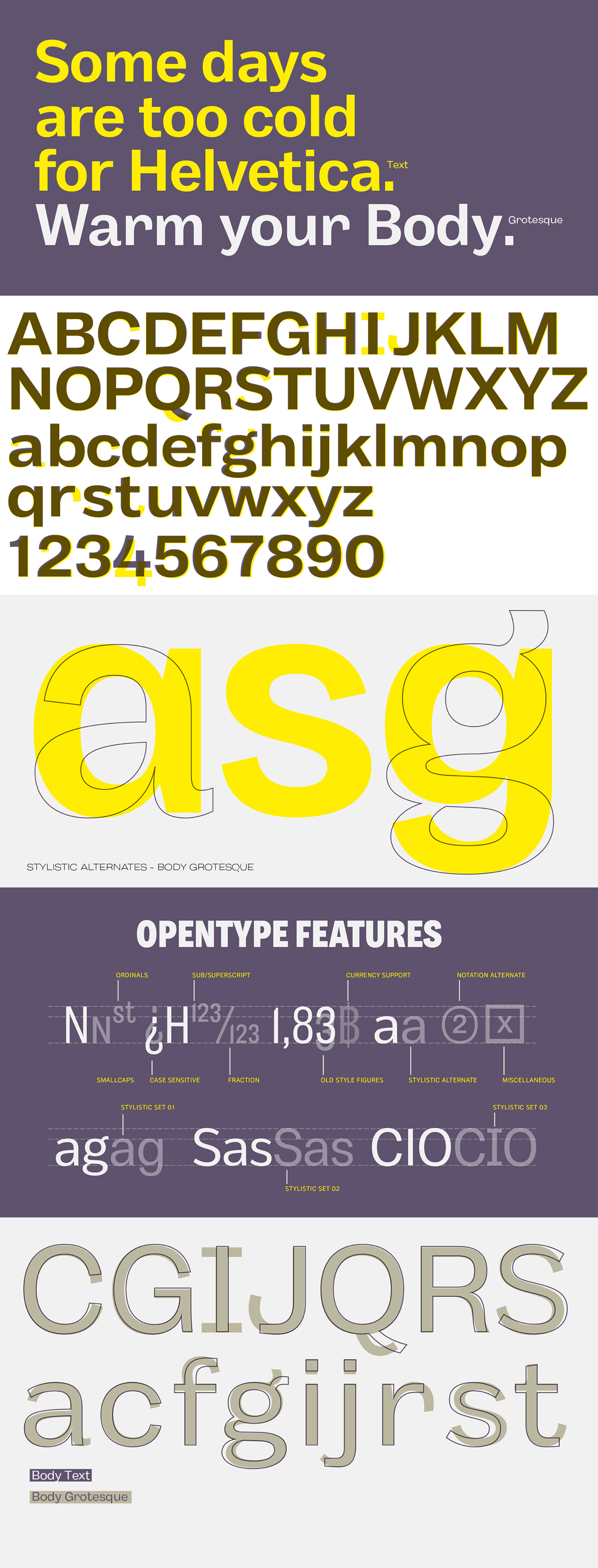 Body Typeface Superfamily - Freebie Supply