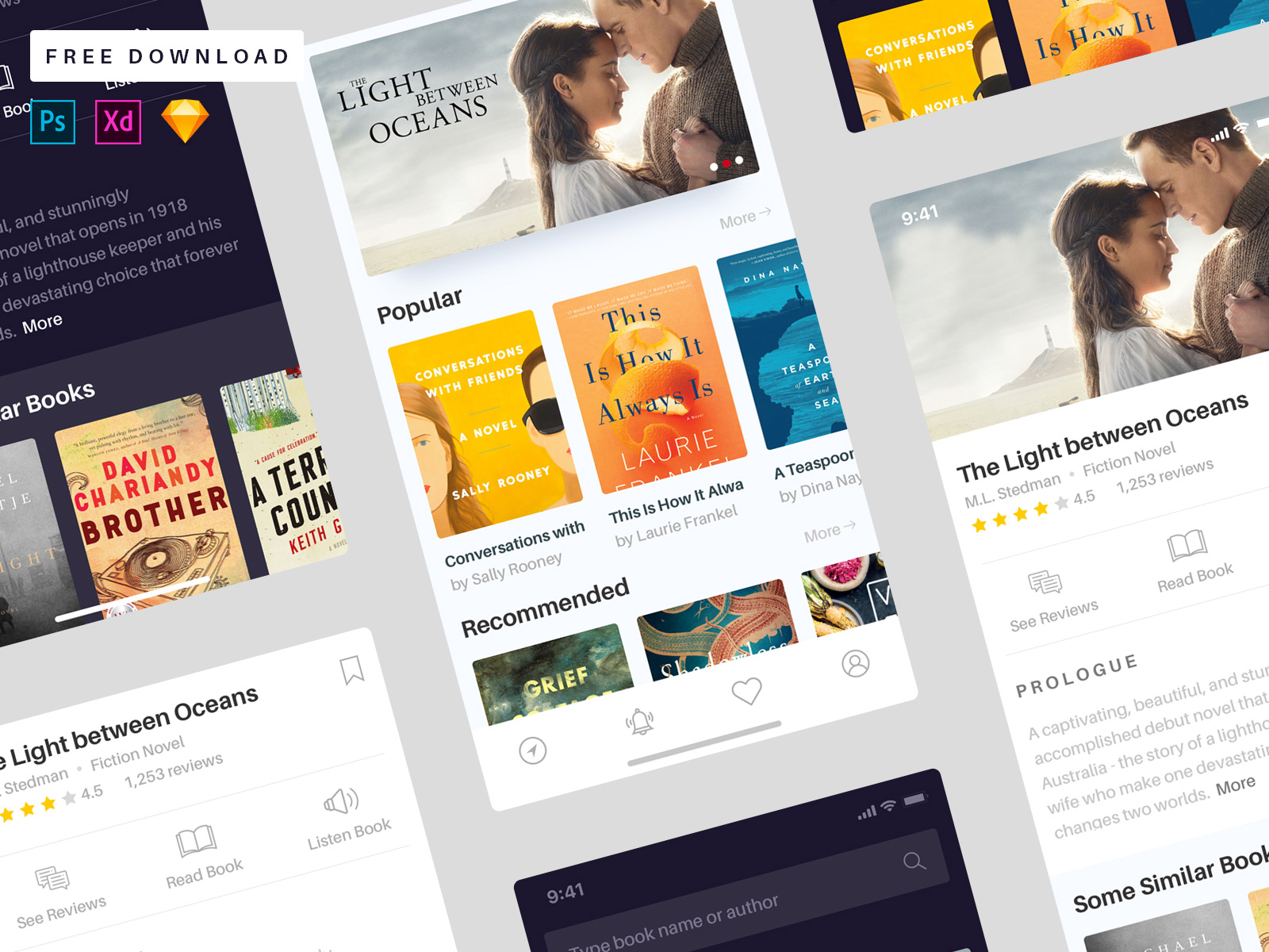 Book App Concept Project - Freebie Supply