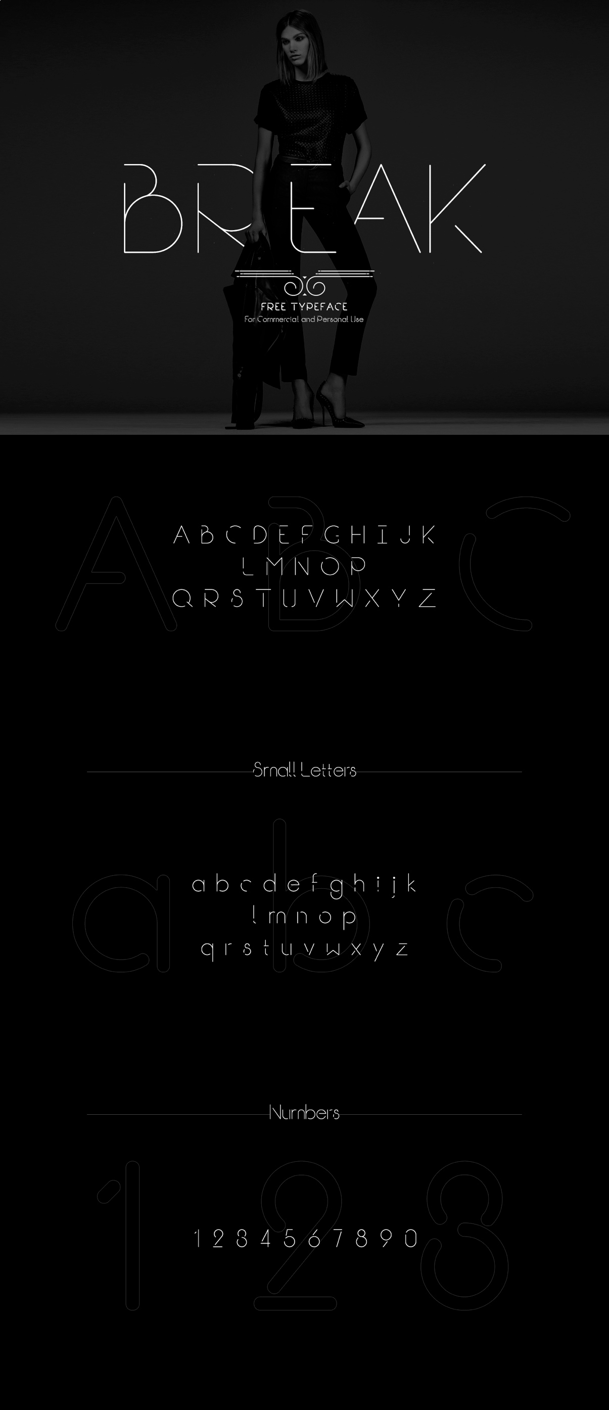 Break Font - Free Typeface - Freebie Supply