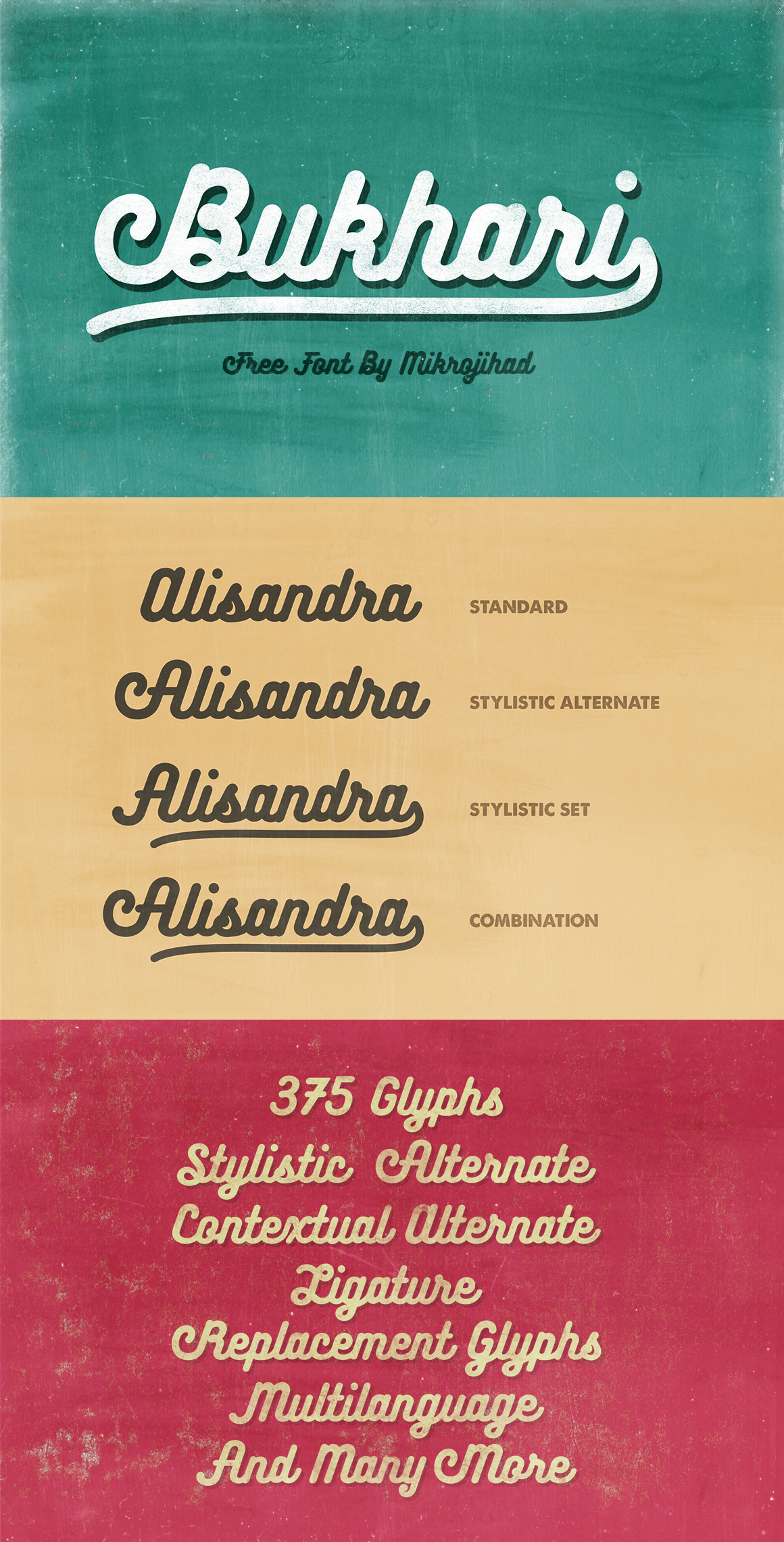 Bukhari Script - Free Font - Freebie Supply