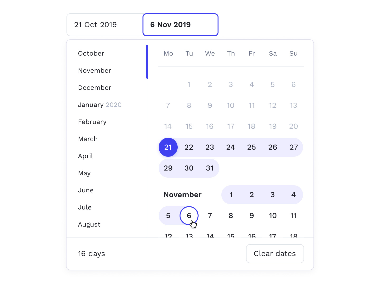 Calendar Widget Design - Freebie Supply