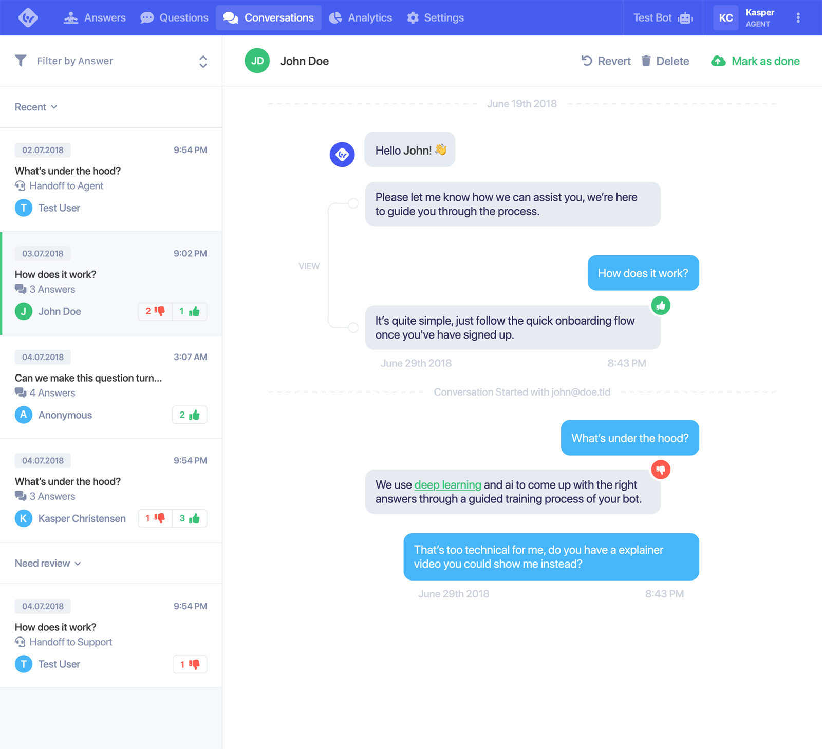 Chatbot XD UI Kit - Freebie Supply