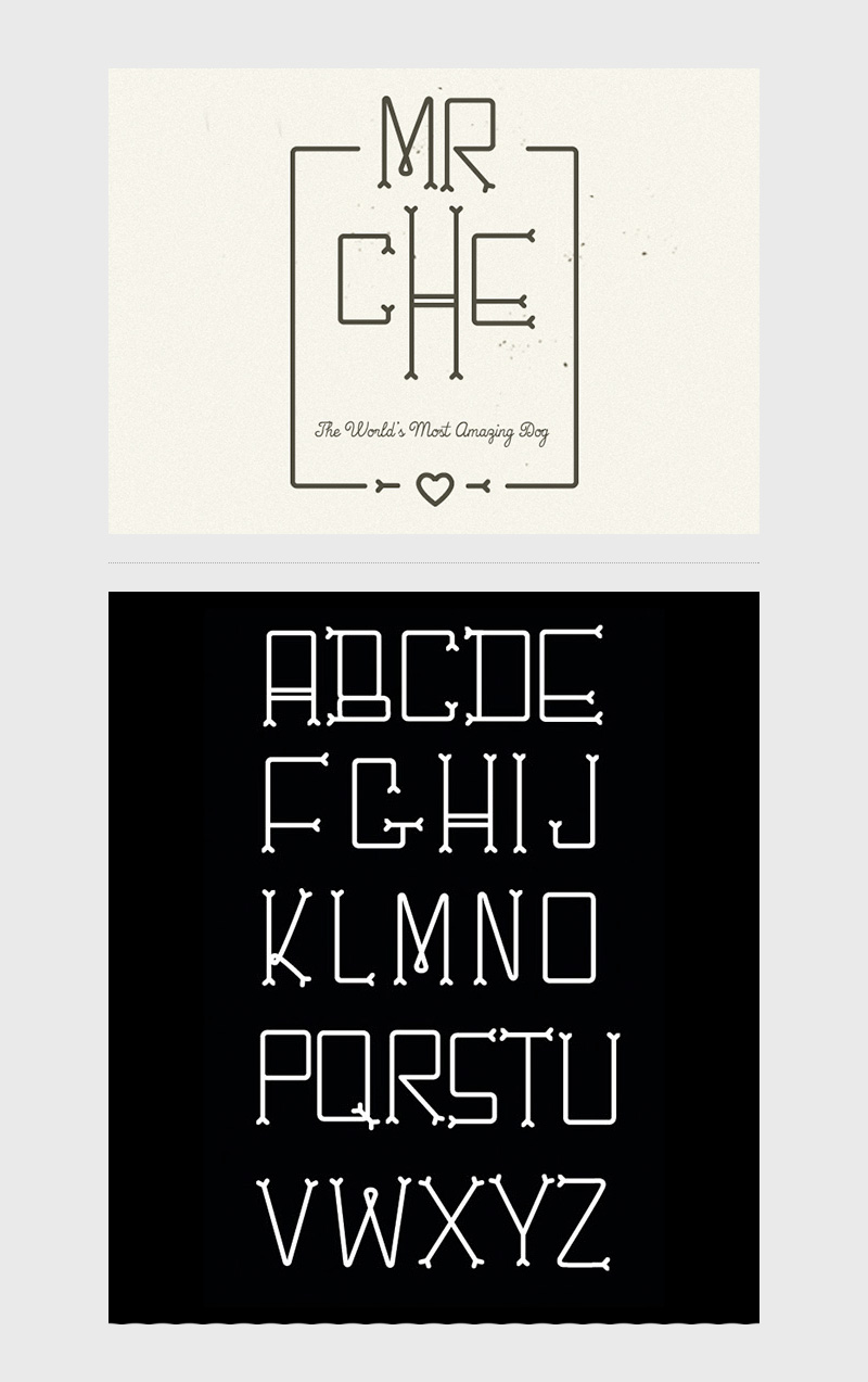 CHE's Bone Font - Freebie Supply