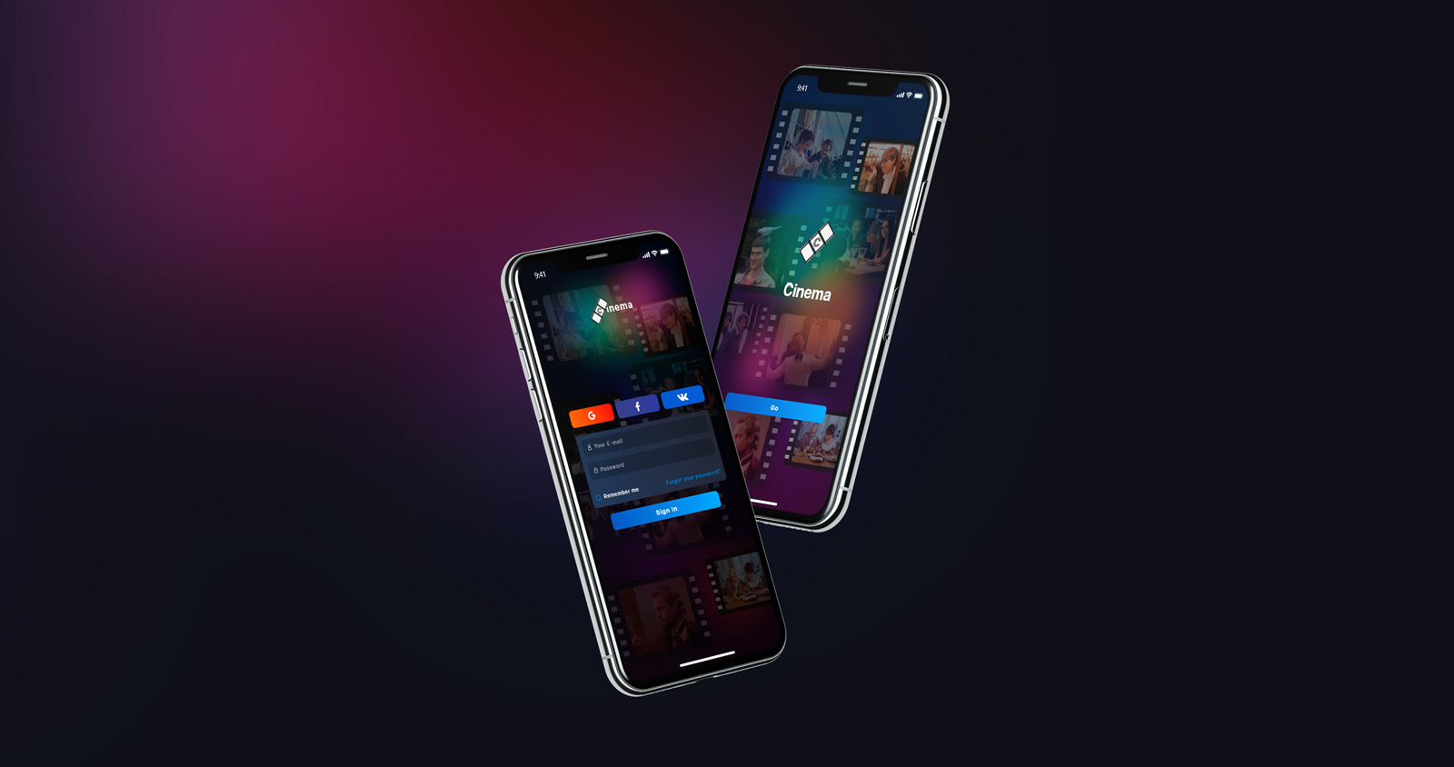 Cinema Mobile App Concept - Freebie Supply Cinema Mobile App Concept - Freebie Supply