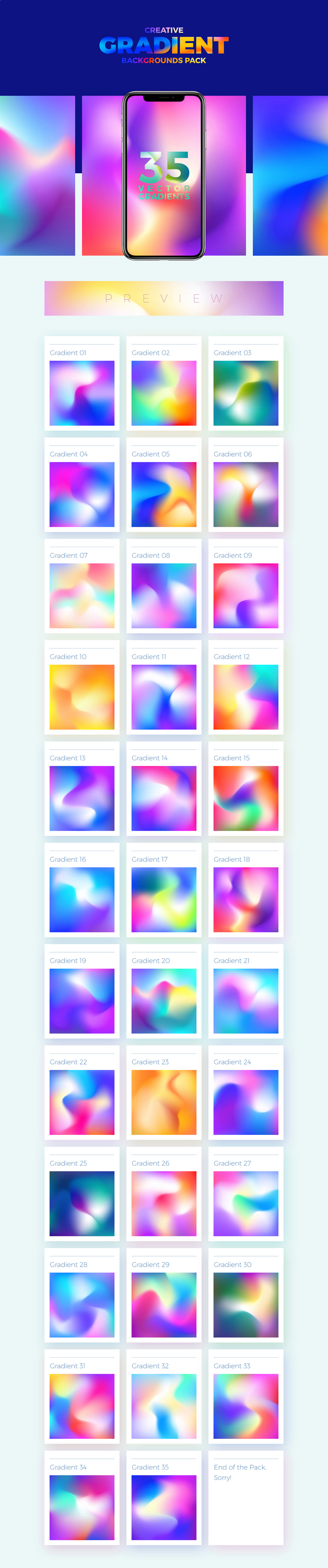 iPhone X Gradient Backgrounds - Freebie Supply