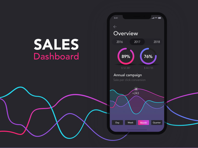 Data Analysis App Concept for Sketch - Freebie Supply