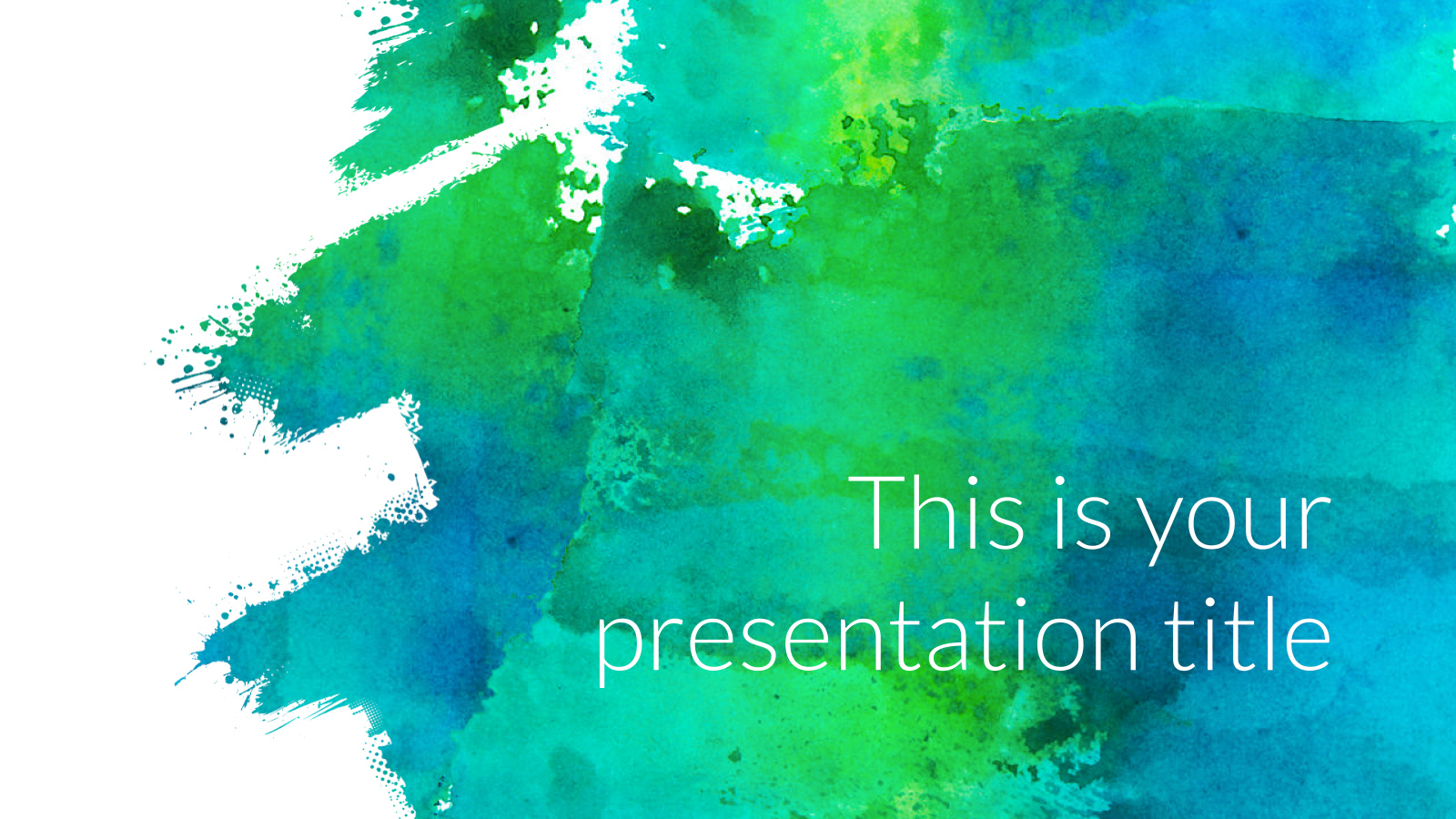 Google Presentations Templates Master Template