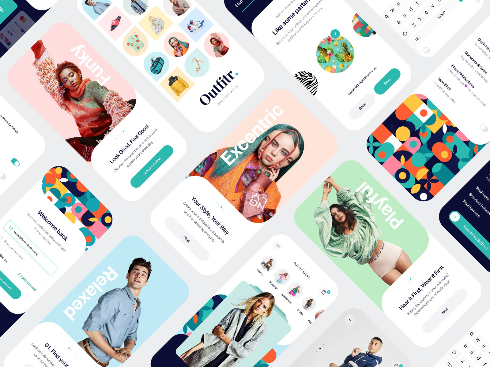 Fashion UI Kit Sample - Freebie Supply