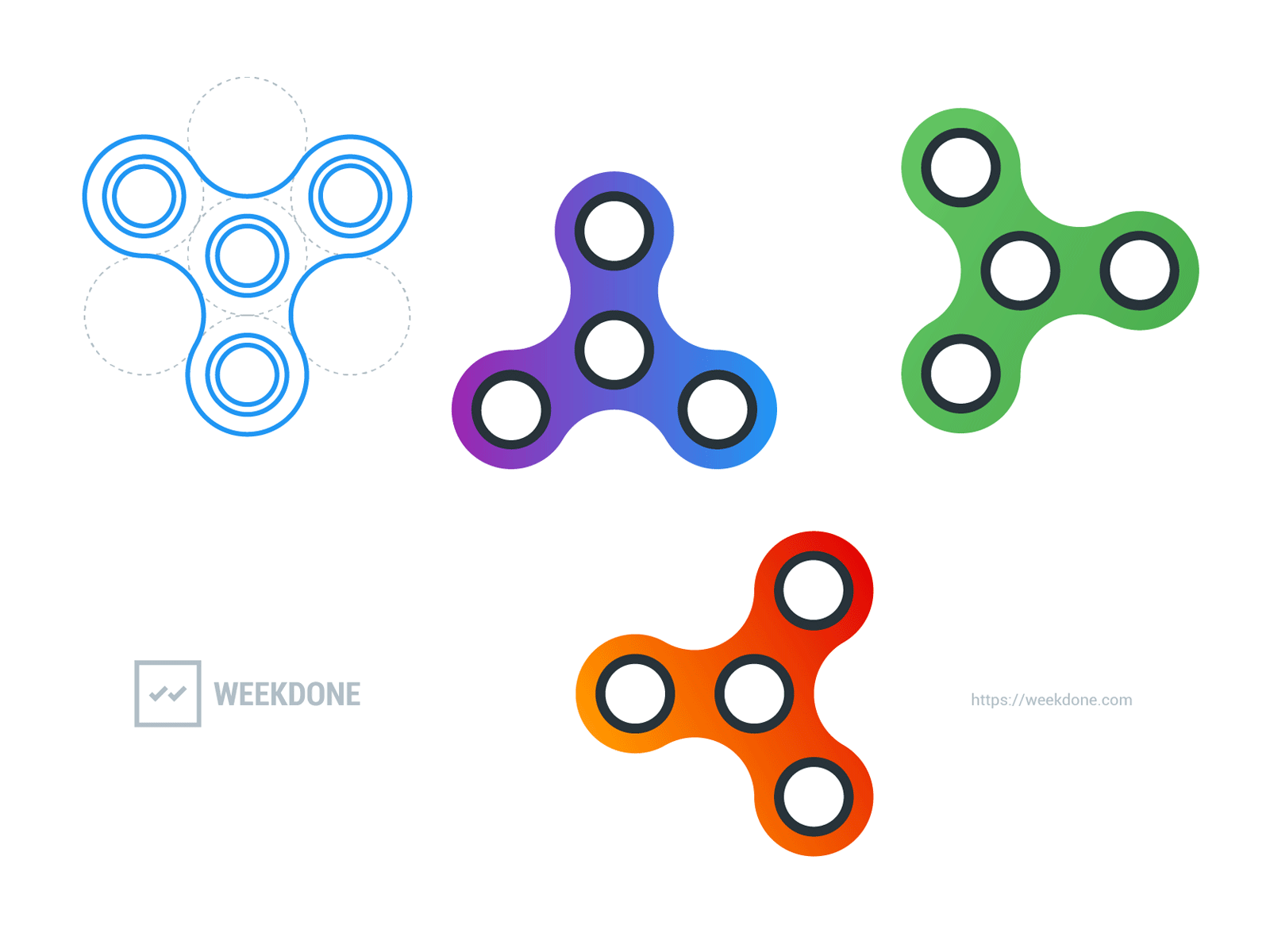 Fidget Spinner Vector Freebie - Freebie Supply