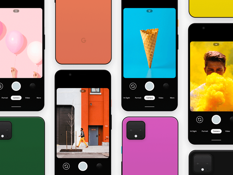 Google Pixel 4 Mockup - Sketch Freebie - Freebie Supply