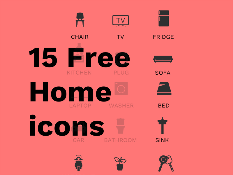 Home Icons Pack - Freebie Supply