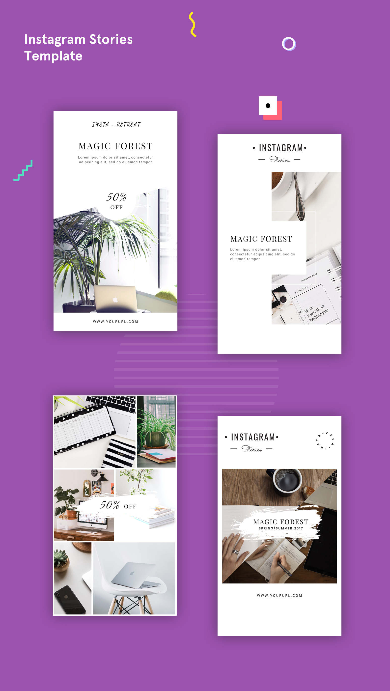 Instagram Stories Template For Photoshop - Free PSD - Freebie Supply