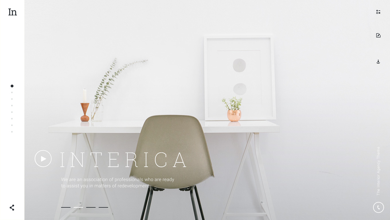 Interica Website Template - Free Resource - Freebie Supply