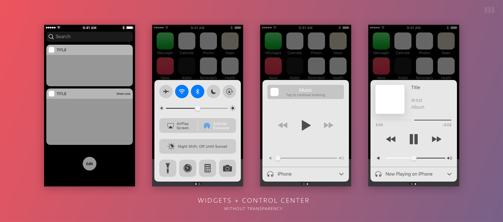 iOS 10 UI Kit for Sketch - Freebie Supply