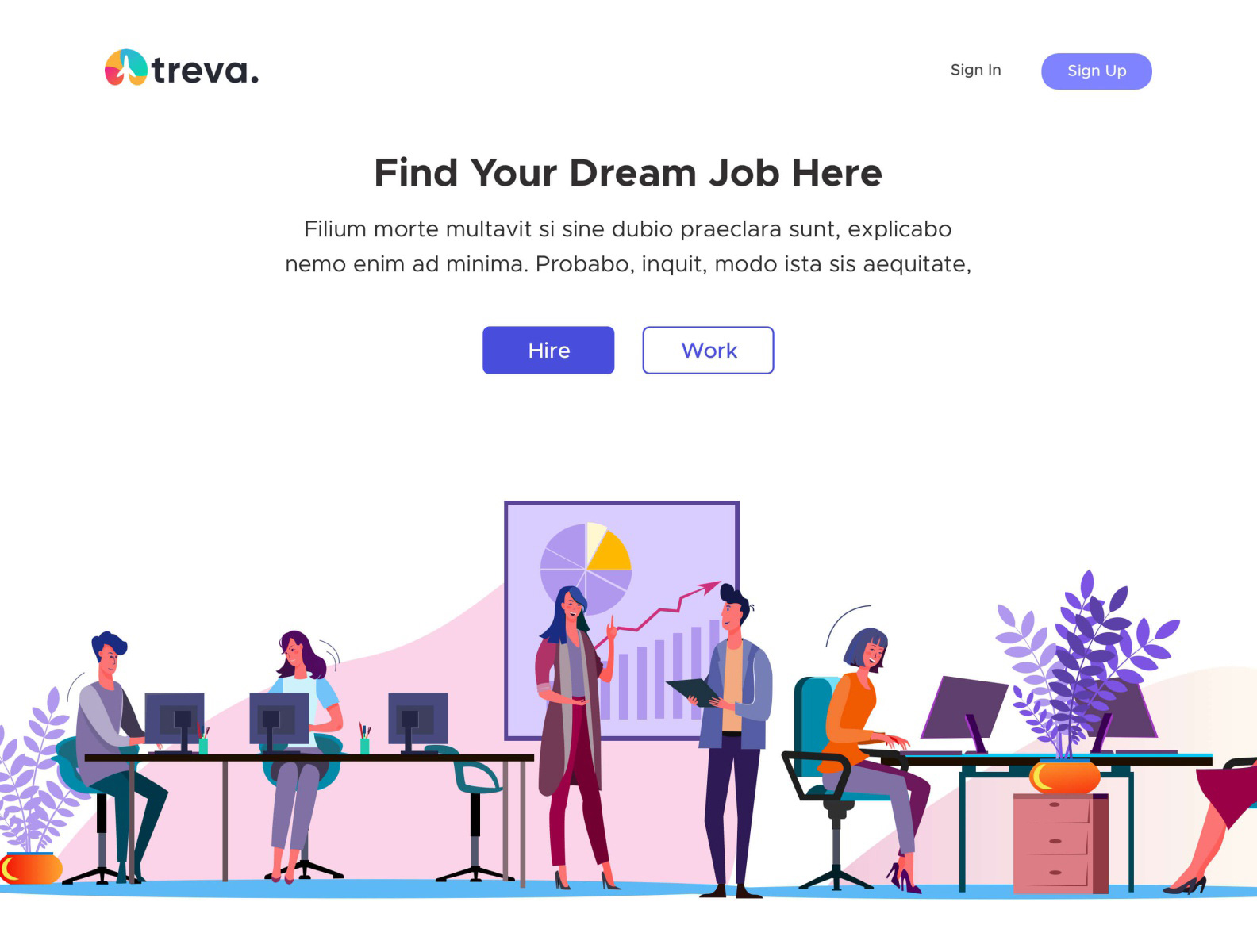 Job Finding Platform Landing Page Template - Freebie Supply