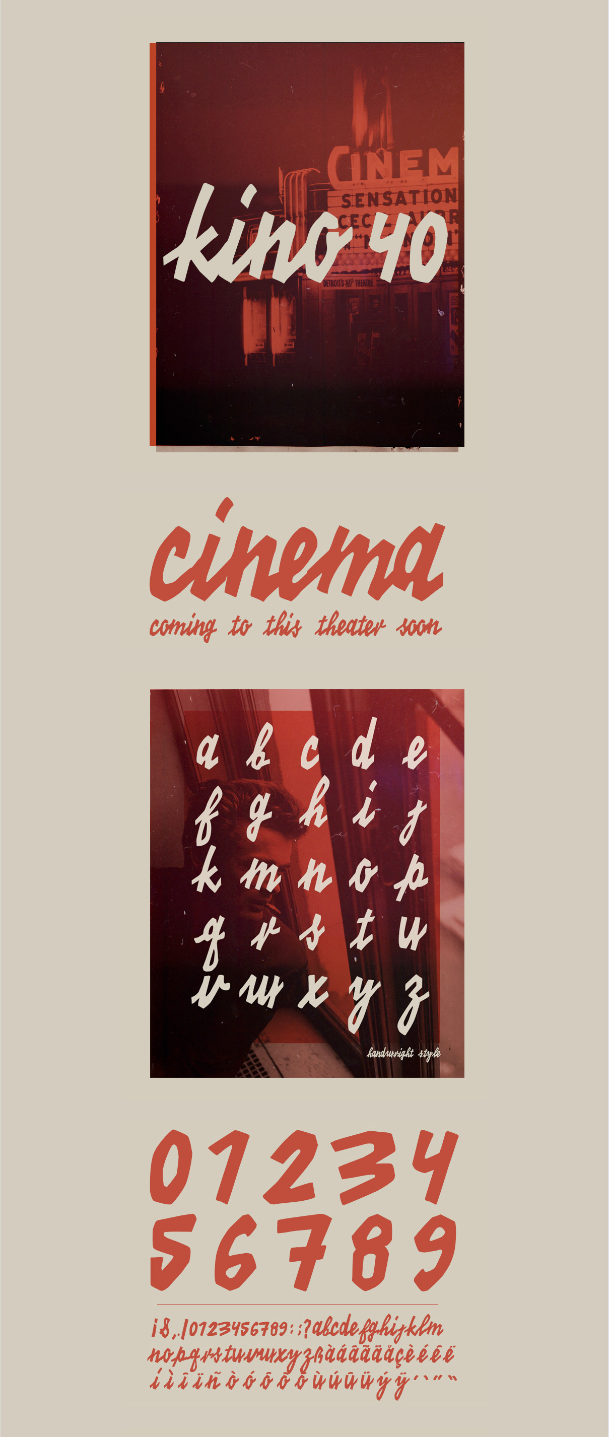 Kino 40 Font - Cinema Typeface - Freebie Supply