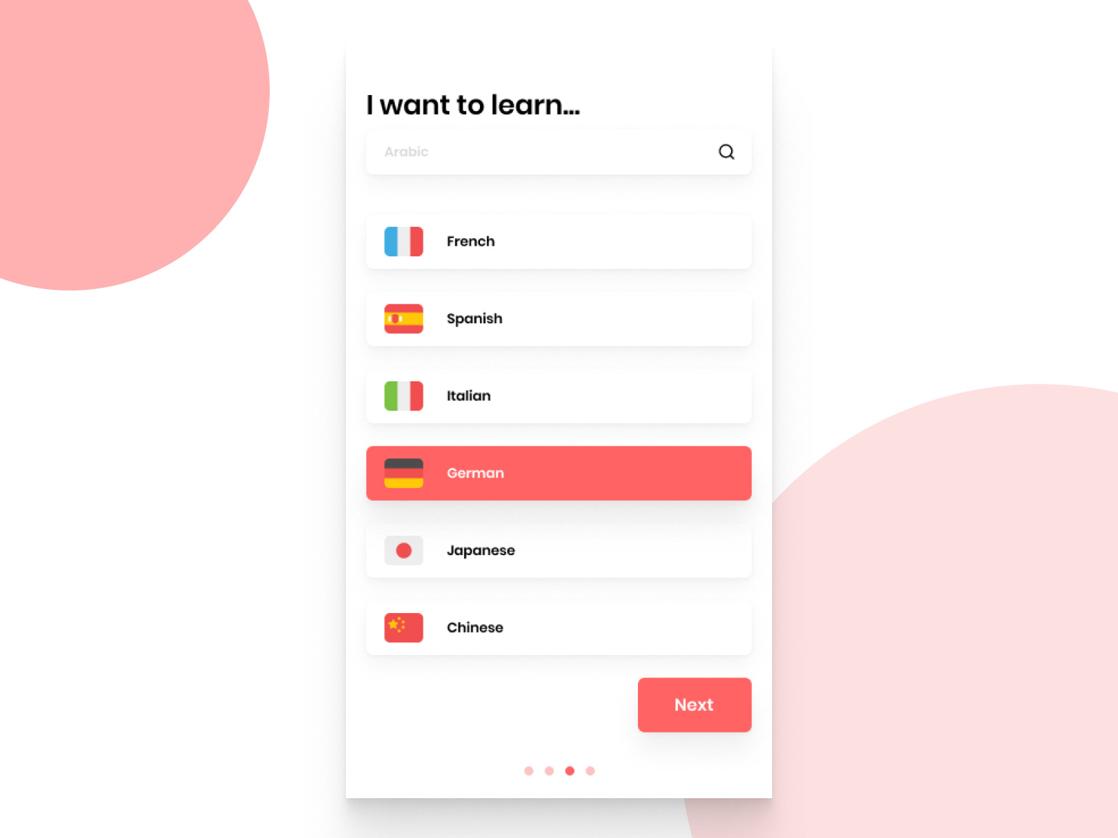 Language Learning App UI Concept - Freebie Supply