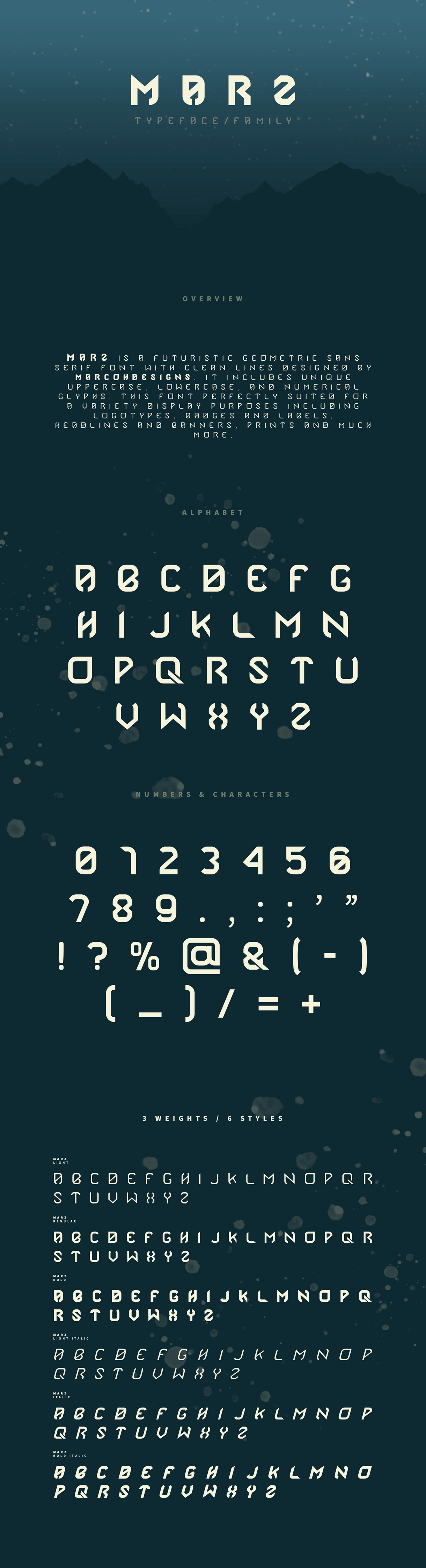 Marz - Free Font Family - Freebie Supply