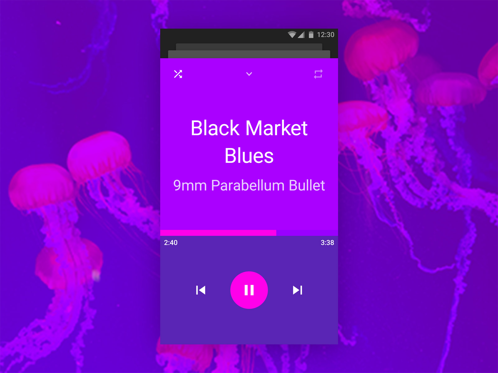 Material Design Color Scheme for Music Players - Free Resource ...