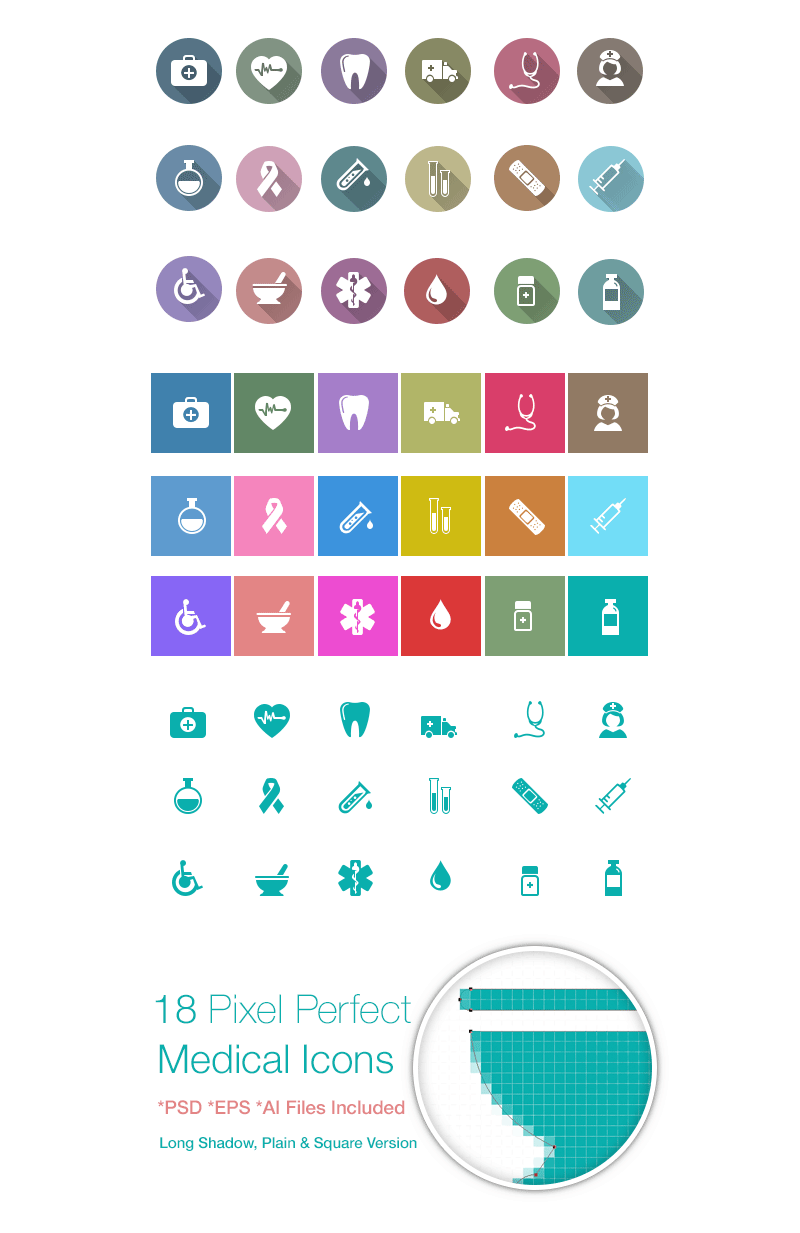 Medical Icon Pack - Free Resource - Freebie Supply