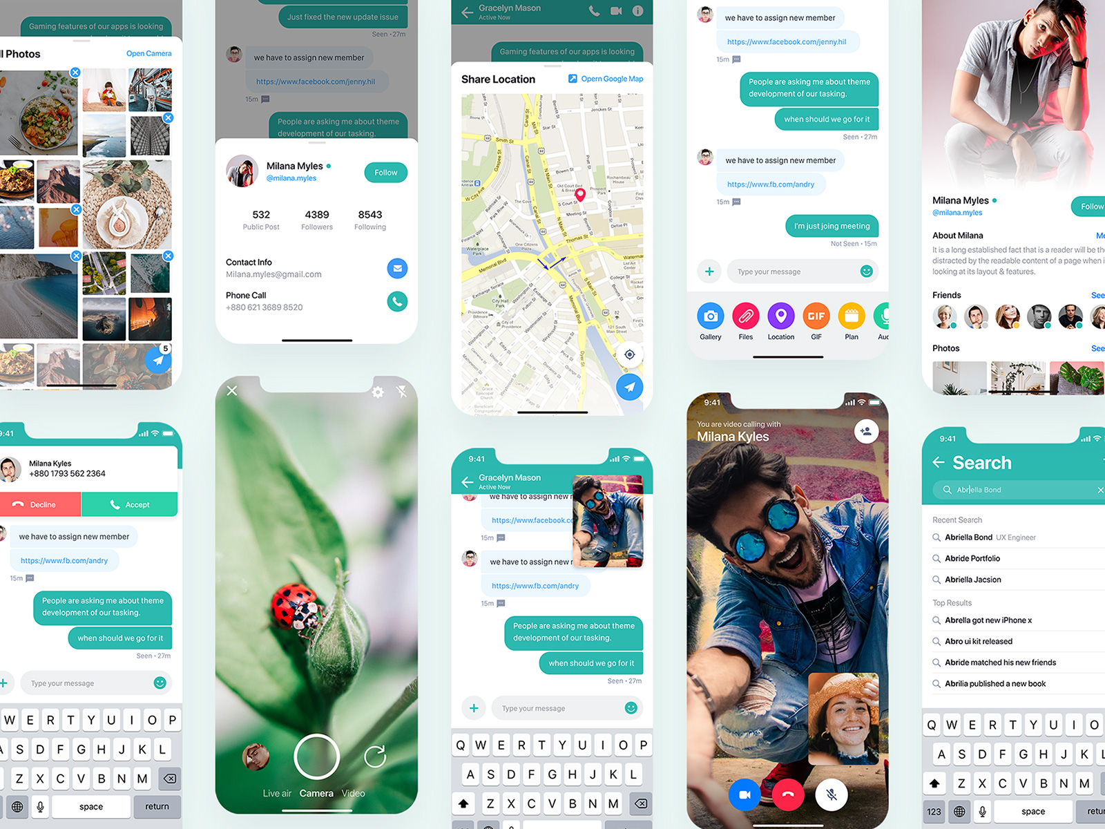 Messaging App Kit Sample - Freebie Supply