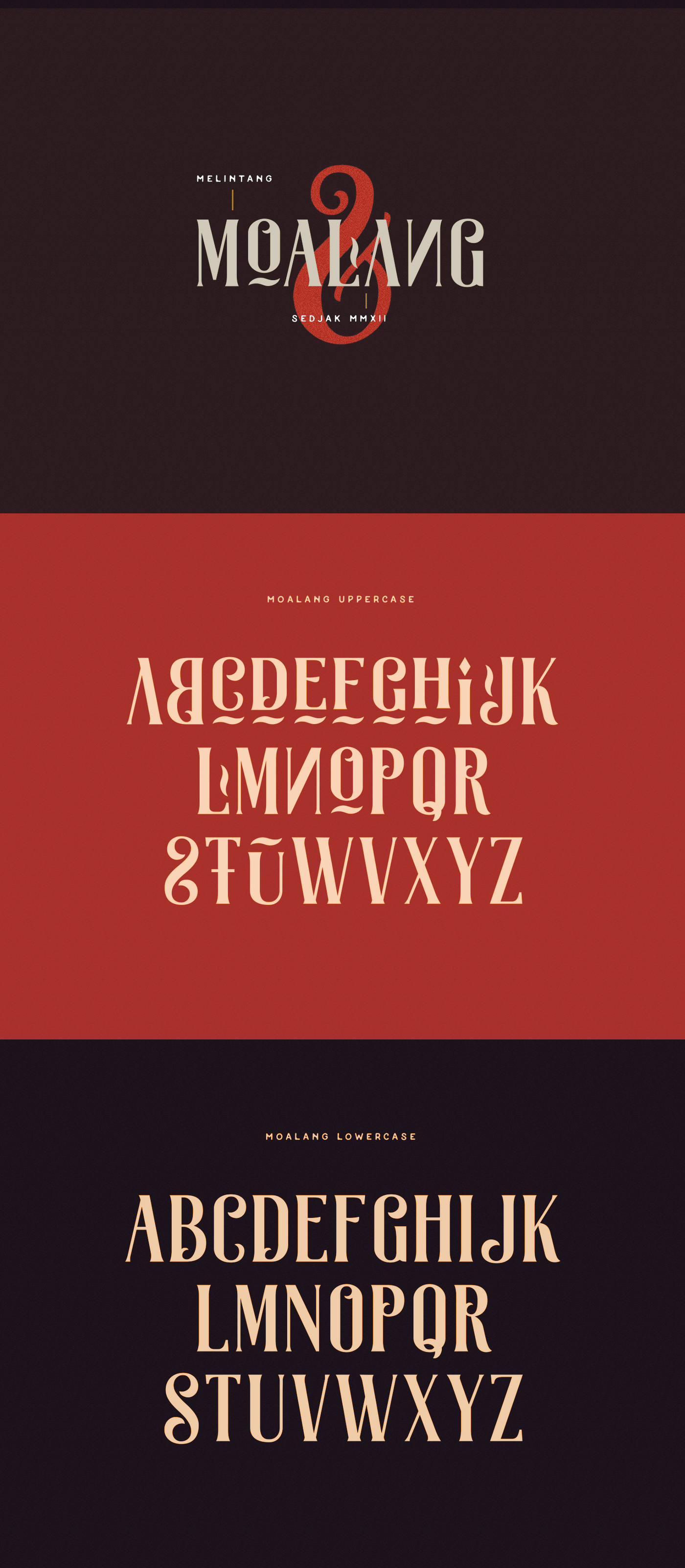 Moalang Pro Vintage Hand Lettering Typeface - Freebie Supply